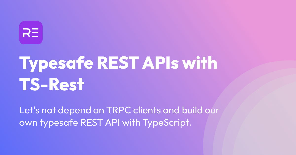 Rapid | A typesafe Turborepo Express starter with TS-Rest